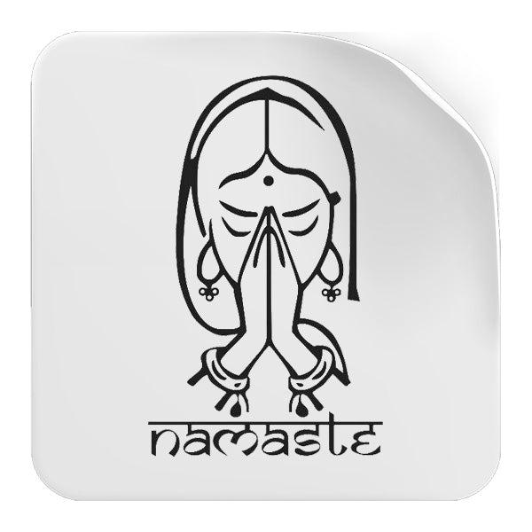 Namaste Wall Sticker | The Buddha Temple